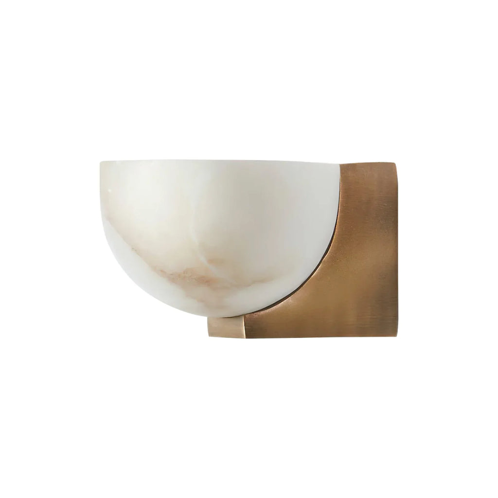 Hemispherical Alabaster Ath Wall Light | Vidirlighting