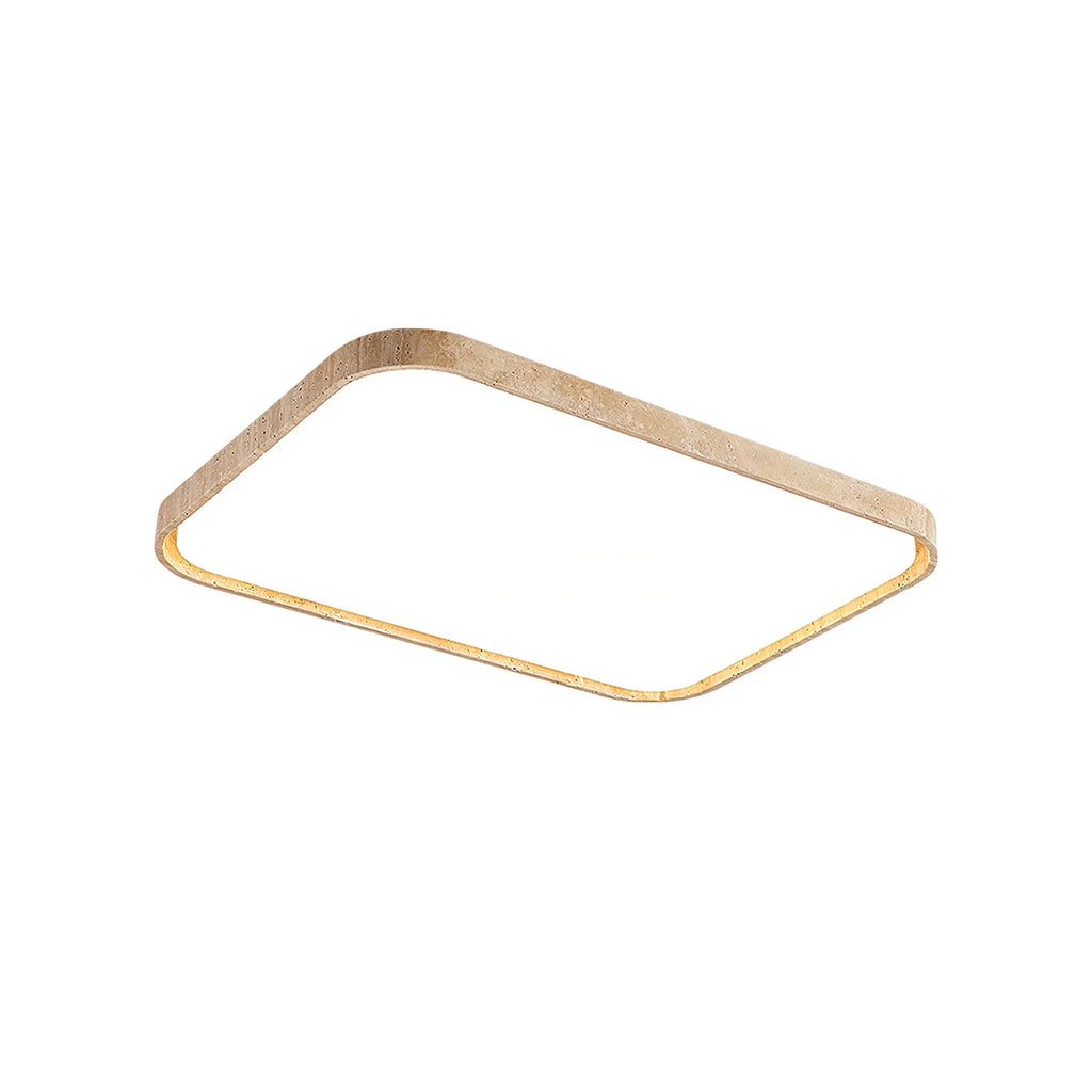 Travertine Lumo Stone Ceiling Light