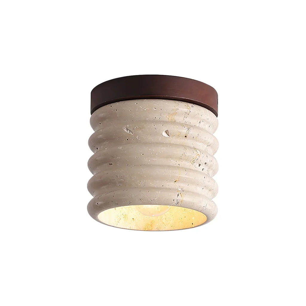 Travertine Vaarnii Ceiling Lamp